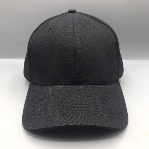 blank black snapback